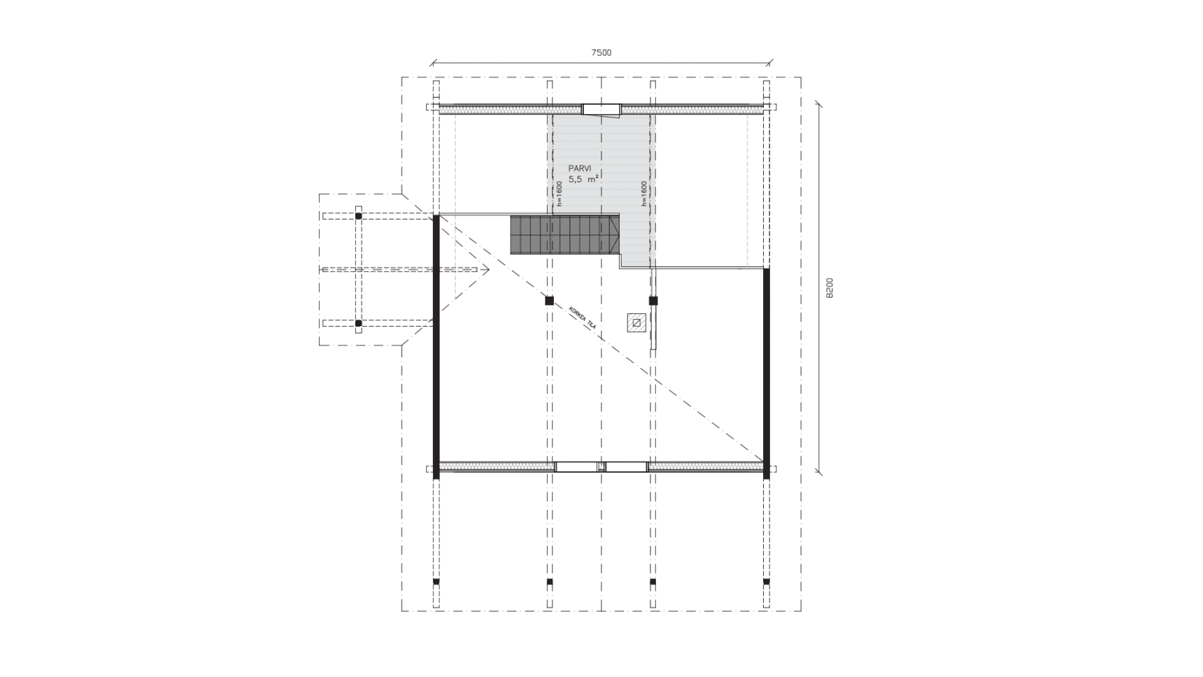 Timmervilla Tavela 68P - Kuusamo Hirsitalot