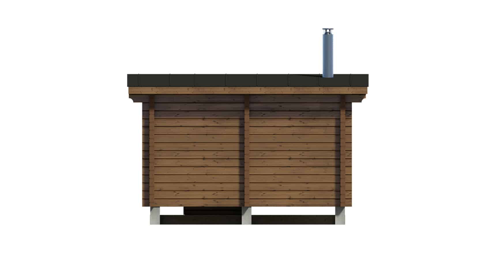 Pieni pihasauna kotiin tai mökille - Kiuta 9 - Kuusamo Hirsitalot